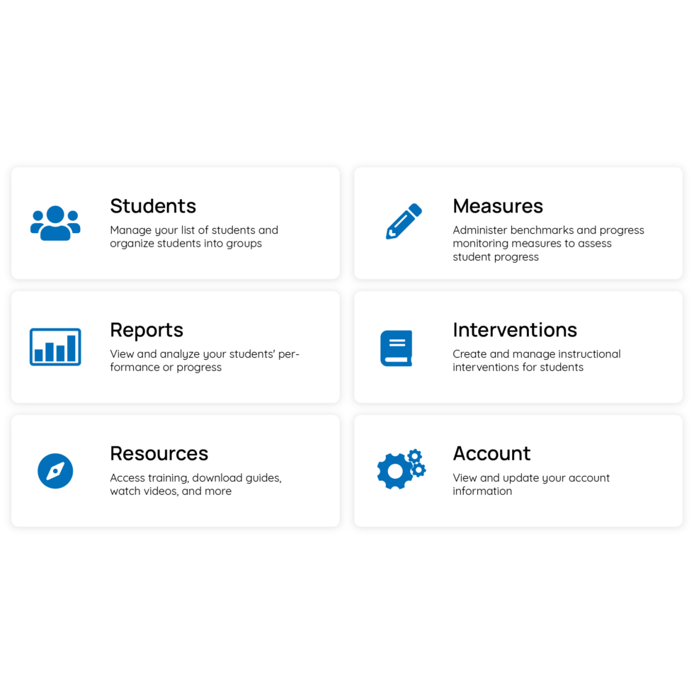 easyCBM - BRTapps Improve #1 Student Learning Outcomes