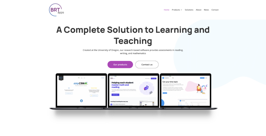 easyCBM - BRTapps Improve #1 Student Learning Outcomes